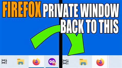 Stop Firefox Opening Private Window Separately ComputerSluggish