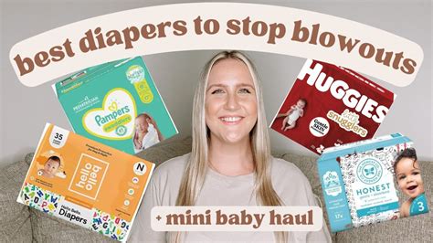How To Prevent Diaper Blowouts Best Diaper Brand Comparison Mini