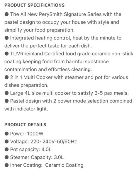 Perry Smith 2 In 1 Multi Cooker Red Tv And Home Appliances Kitchen Appliances Cookers On Carousell