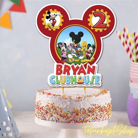 Mickey Mouse Clubhouse Cake Topper Mickey Mouse Clubhouse Edible