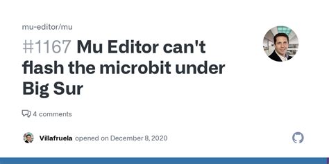 Mu Editor Cant Flash The Microbit Under Big Sur · Issue 1167 · Mu