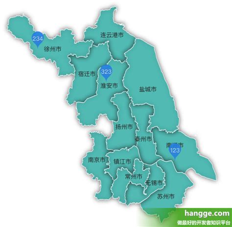 Echarts 自定义地图散点标记的背景图片（附样例）