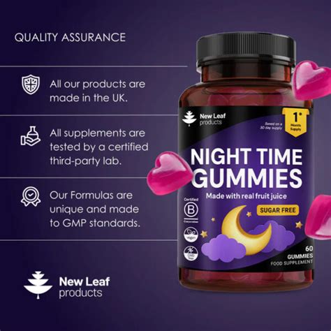 New Leaf Products Night Time Prev Sleep Gummies 60 Naturedoc Shop
