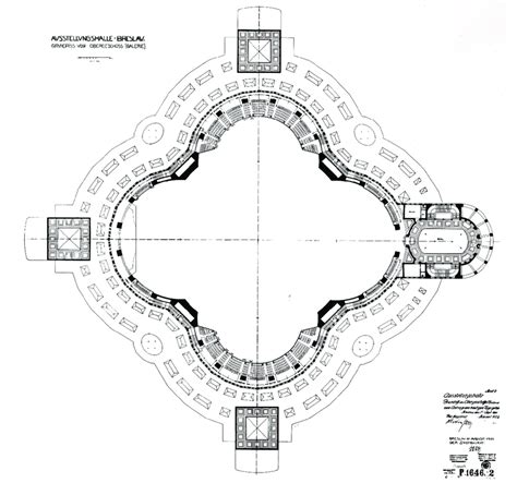 Centennial Hall Plan Of Second Floor And Galleries Developed In