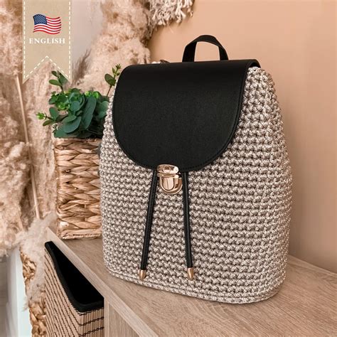 Crochet Backpack Pattern Crochet Pattern Backpack Crochet Bag Pattern Crocheted Backpack Video
