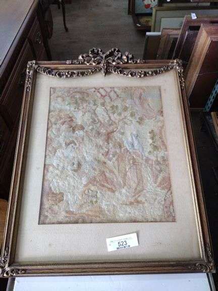Framed Tapestry Baer Auctioneers Realty Llc