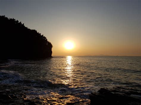 서해안 일몰