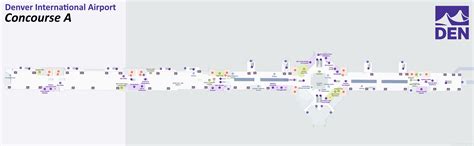 Denver Airport Map Shops In Rome Denver International Airport Visit