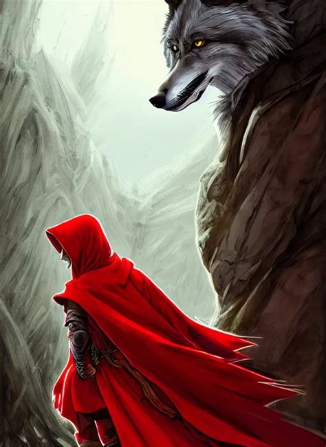 Anime Red Riding Hood And Wolf Love