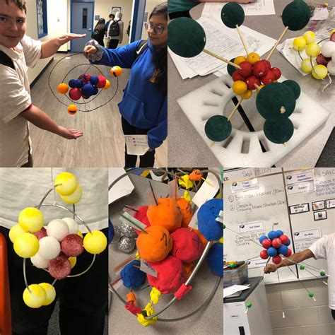 3d Carbon Atom Model Project