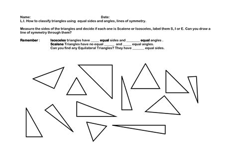 8 Triangle Classification Worksheet Worksheeto