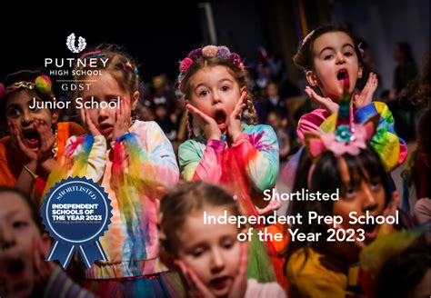 Shortlisted Independent Prep School Of The Year 2023 • Putney High School