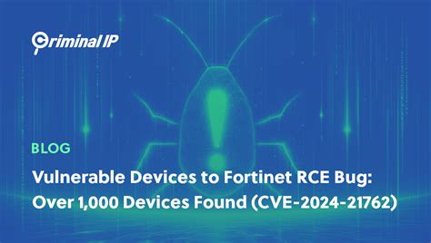 Over 1000 Devices Vulnerable To Fortinet Rce Bug Cve 2024 21762