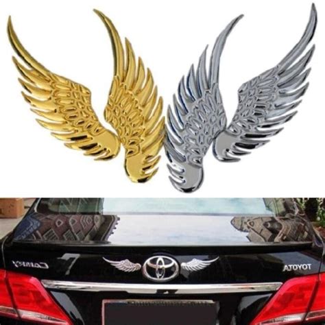 메탈윙스티커 3d 자동차 날개 엠블럼 배지 데칼 로고 마켓q