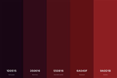 20 Brown Color Palettes With Names And Hex Codes Red
