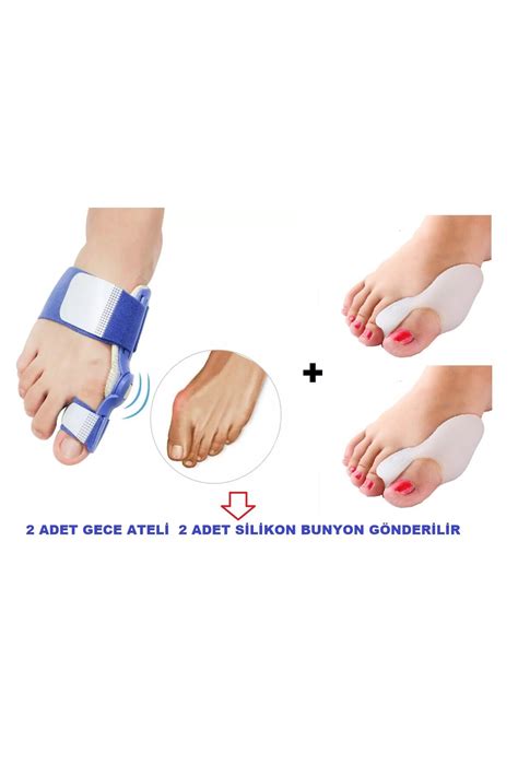 Silimo Atel Ayak Parmak Başparmak Düzeltici Kemik Çıkığı Düzleştirici