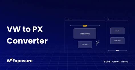 Vw To Px Converter And Conversion Tables [online Calculator]