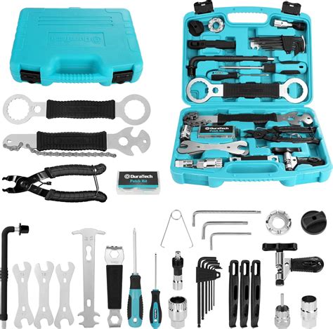 Duratech 41 Pieces Bike Repair Tools Complete Bike Tools Kit With