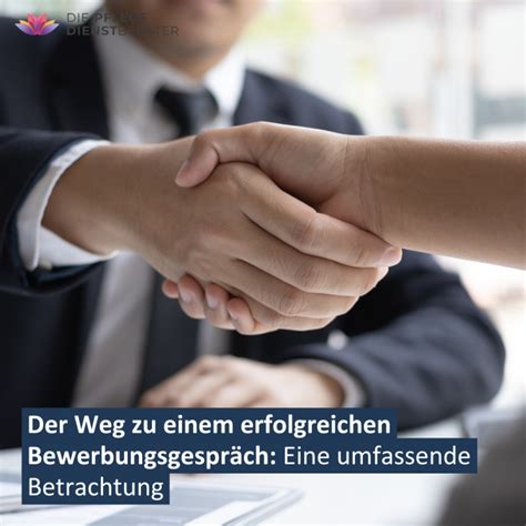 Der Weg Zu Einem Erfolgreichen Bewerbungsgespräch Eine Umfassende