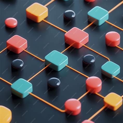 3d Flowchart Icon Process Diagram For Decision Making Logo Illustration Premium Ai Generated Image