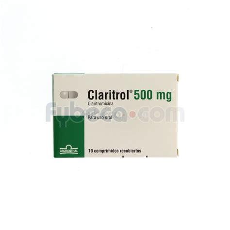 Claritrol Comp 500 Mg C10 Suelta Fybeca