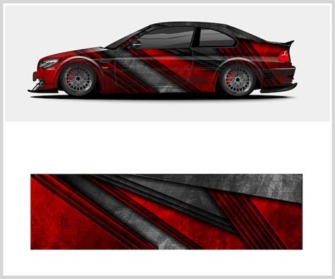 Premium Vector Car Wrap Decal Design Concept For Wrap Vehicles