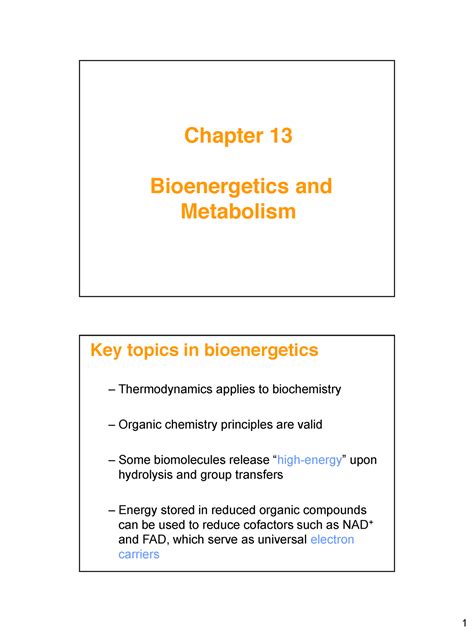 Chapter 13 Part 1 Lecture Notes 13 Warning Unimplemented