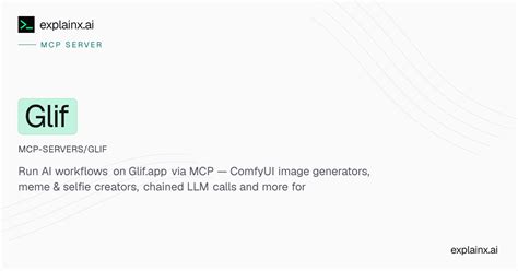 Glif — Mcp Server Explainxai Explainxai