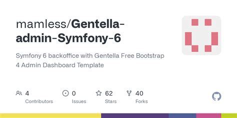Github Mamless Gentella Admin Symfony Symfony Backoffice With