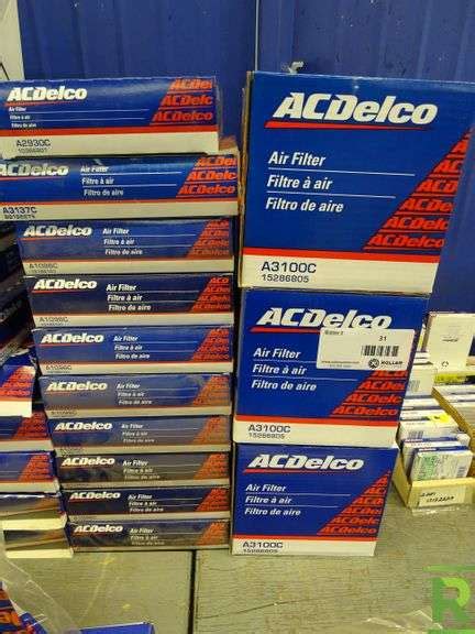 Ac Delco Air Filters And Cabin Filters Assorted Sizes A3100c A1200c