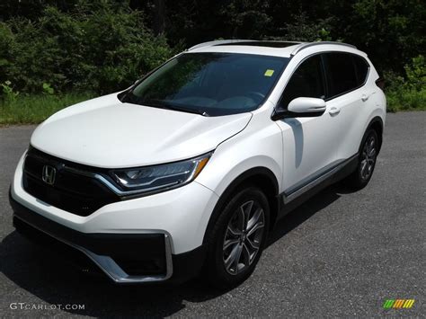 2021 Platinum White Pearl Honda Cr V Touring Awd 142566444 Photo 2