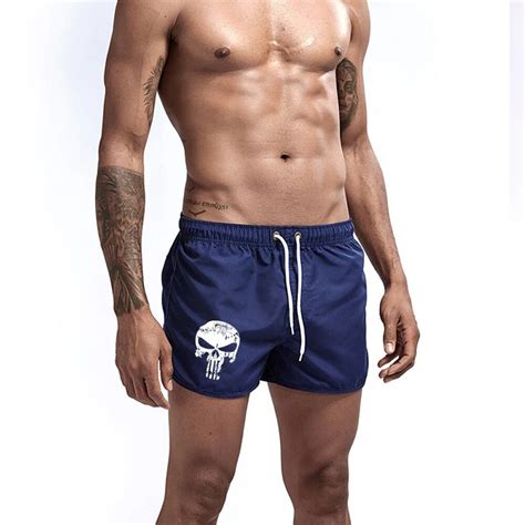 Маркови джобни бързосъхнещи плувни шорти за мъже Бански мъжки бански костюми Бански гащета Лятно