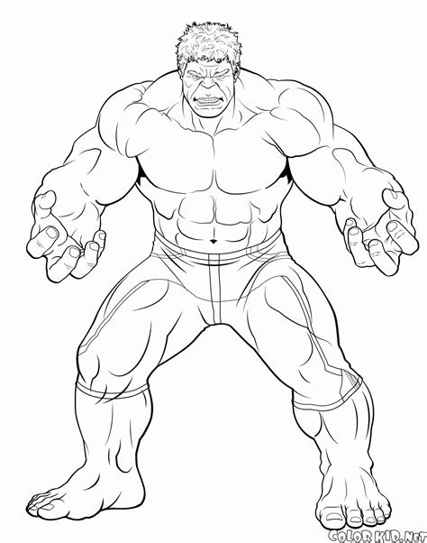 Disegni Da Colorare Raging Hulk