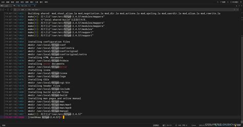 Linux：服务（apache 2457）源码编译——配置网站 入门到入土apache 源码 Csdn博客