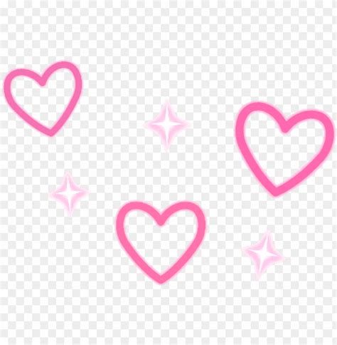 Free Download Hd Png Heart Hearts Sparkle Sparkles Pink Red White