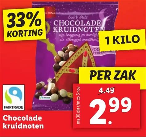 Chocolade Kruidnoten Aanbieding Bij Lidl