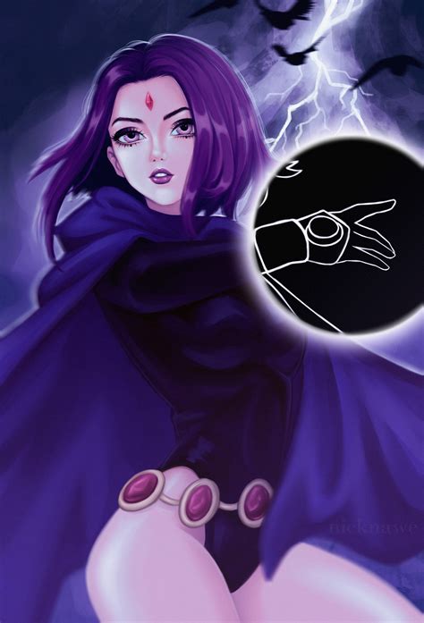 Artstation Fanart Raven Teen Titans