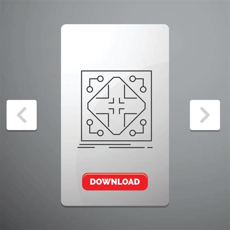 Data Infrastructure Network Matrix Grid Line Icon 13398540 Vector