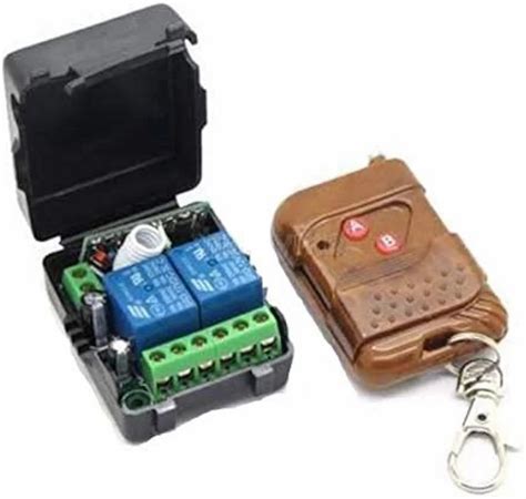 MHz V Channel Relay Module Wireless Remote Control Switch Without Battery At