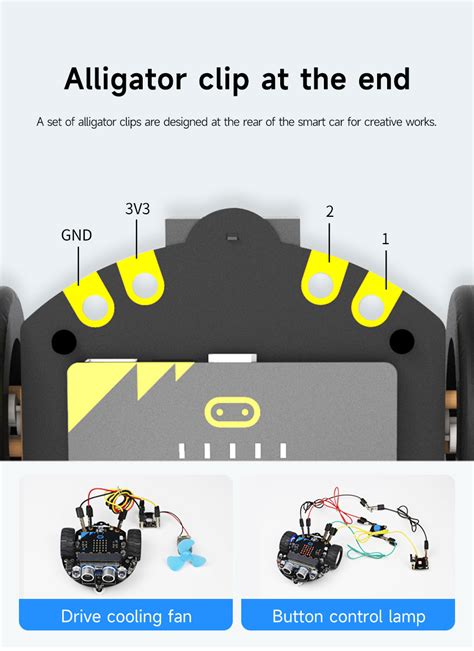 Yahboom Microbit Robot Car Kit Programmable Toys Makecode Programming