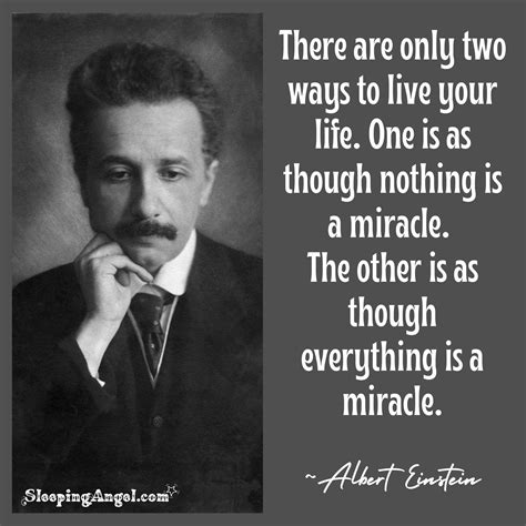 Albert Einstein Quotes About Life Miracle