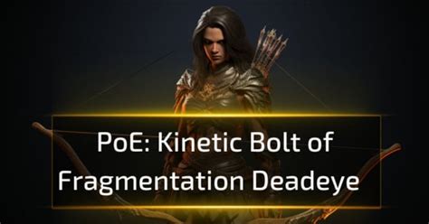 [3 26] Kinetic Bolt Of Fragmentation Build Poe Secrets Of The Atlas