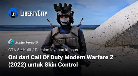 Oni From Call Of Duty Modern Warfare 2 2022 For Skin Control Untuk Gta 5