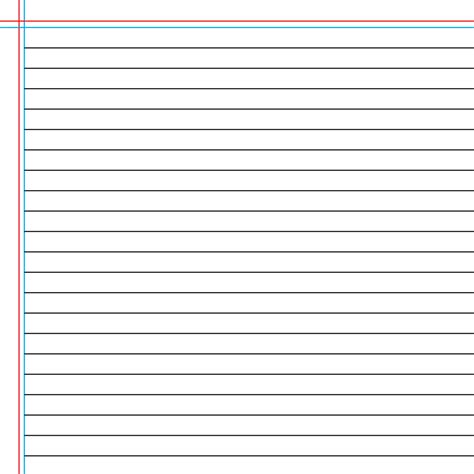 Lined Paper From A Notebook Vector Art At Vecteezy