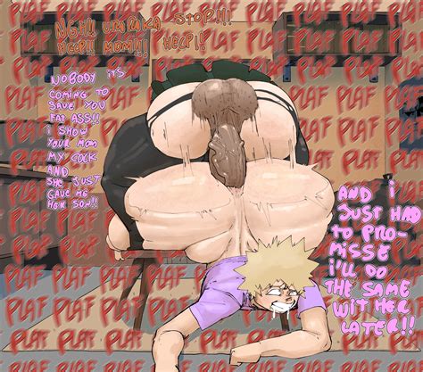 Libi Dos Bakugou Katsuki Uraraka Ochako Boku No Hero Academia 1futa