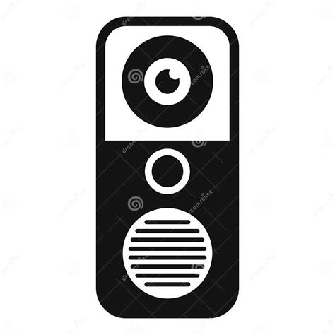 Intercom System Offering Enhanced Security And Communication Stock Illustration Illustration