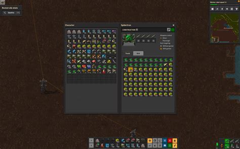 A While Ago I Posted Asking For Help Because My Robots In My Spidertron Werent Building And I