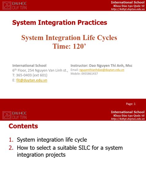 Cmucs 445 2022s Lecture Slides 03 Silc Software Integration Life Cycles