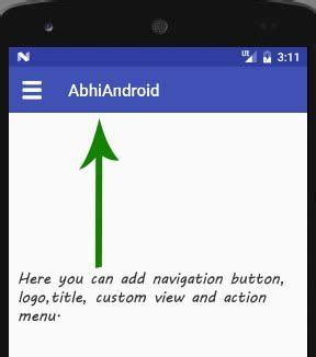 ToolBar Tutorial With Example In Android Studio Android Material Design Tutorial