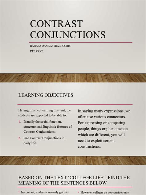 Contrast Conjunctions Pdf Linguistics